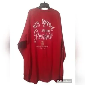 Simply Southern | Tops | Nwt Simply Southern Long Sleeve Xl Red | Poshmark